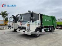 China HOWO 6m3 Waste Compactor Truck Garbage Collection Truck 102HP Euro II for sale