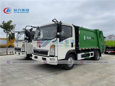 China HOWO 6m3 Waste Compactor Truck Garbage Collection Truck 102HP Euro II for sale