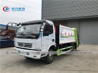 China Dongfeng 8cbm Waste Disposal Truck Rear Loading Garbage Compactor 120HP for sale