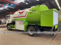 China 15cbm LPG Dispenser Truck Q345R Tank 15000Liters Mobile Bobtail for Cylinder Refilling for sale