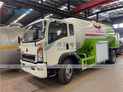 China 15cbm LPG Dispenser Truck Q345R Tank 15000Liters Mobile Bobtail for Cylinder Refilling for sale