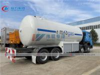 China HOWO 15 Ton LPG Bobtail Truck 30cbm Mobile Gas Cylinder Refilling Tanker for sale