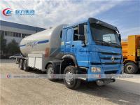 China HOWO 15 Ton LPG Bobtail Truck 30cbm Mobile Gas Cylinder Refilling Tanker for sale