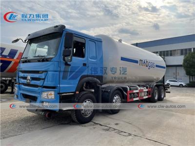 China HOWO 15 Ton LPG Bobtail Truck 30cbm Mobile Gas Cylinder Refilling Tanker for sale