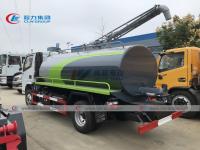 China Dongfeng 4x2 5cbm Vacuum Fecal Suction Truck LHD RHD 88hp Euro 2 for sale