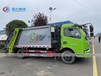 China 8cbm 120HP Left Hand Driving Refuse Compactor Truck for sale