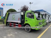 China 8cbm 120HP Left Hand Driving Refuse Compactor Truck for sale