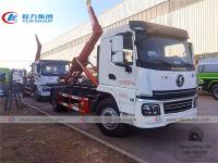 China Shacman 10 Ton Hydraulic Hooklift Garbage Truck 10000L Container 190HP for sale