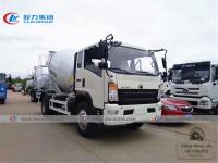 China SINOTRUK HOWO 4x2 4000L Concrete Mixer Truck with 130HP Engine and 4m³ Mixing Capacity for sale