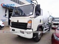 China SINOTRUK HOWO 4x2 4000L Concrete Mixer Truck with 130HP Engine and 4m³ Mixing Capacity for sale