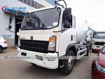 China SINOTRUK HOWO 4x2 4000L Concrete Mixer Truck with 130HP Engine and 4m³ Mixing Capacity for sale