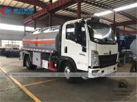 China 6cbm HOWO 4x2 Fuel Oil Delivery Truck 6000 Liters with Dispenser for sale
