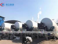 China 25-50cbm Carbon Steel Cement Tanker 3 Axle Semi Trailer for Bulk Powder Transport for sale