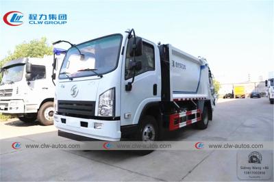 China Shacman L3000 4x2 8000 Liters Compactor Garbage Truck Cummins 190HP Euro 3 for sale