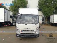 China JMC 4x2 LHD 5T Refrigerator Freezer Truck with 115HP Diesel Engine and -18°C Cooling Capacity for sale