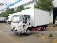 China JMC 4x2 LHD 5T Refrigerator Freezer Truck with 115HP Diesel Engine and -18°C Cooling Capacity for sale