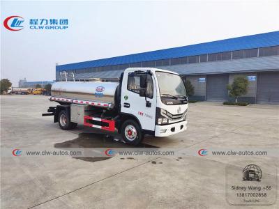 China Dongfeng 5 Ton 304 Stainless Steel Drinking Water Truck 5000 Liters LHD 4x2 for sale