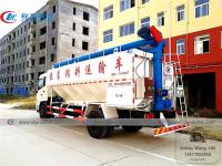 China Dongfeng Tianjin Kinrun 4x2 18cbm Bulk Feed Delivery Truck 180hp 380V for sale
