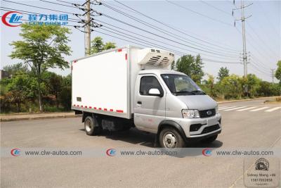 China Karry LHD 4x2 Mini Refrigerated Van Truck - 1-2 Ton Capacity, 68HP Gasoline Engine, -15°C to +5°C Temperature Range for sale