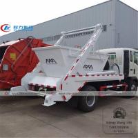 China Sinotruk Howo 4x2 Swing Arm Garbage Truck 5000L 5CBM Waste Collection Vehicle for sale