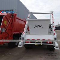 China Sinotruk Howo 4x2 Swing Arm Garbage Truck 5000L 5CBM Waste Collection Vehicle for sale