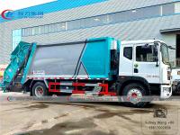 China Dongfeng Duolicar D9 16-18cbm Compressed Garbage Truck 230hp Diesel for sale