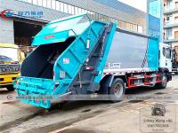 China Dongfeng Duolicar D9 16-18cbm Compressed Garbage Truck 230hp Diesel for sale