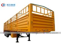 China 3 Axle 45T 50T 60T 40ft Warehouse Cargo Fence Semi Trailer for Heavy Haul for sale