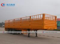 China 3 Axle 45T 50T 60T 40ft Warehouse Cargo Fence Semi Trailer for Heavy Haul for sale