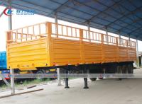 China 3 Axle 45T 50T 60T 40ft Warehouse Cargo Fence Semi Trailer for Heavy Haul for sale