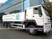 China Sinotruk Howo 20000L Water Tank Truck LHD 20m3 Water Sprinkler Bowser for Africa Middle East for sale