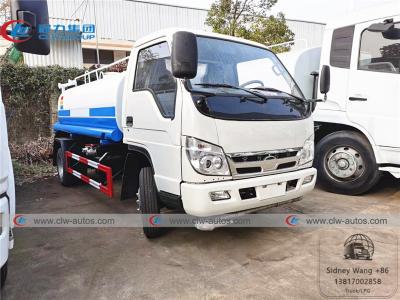 China Foton 4x2 5cbm Water Sprinkler Truck 5000 Liters Left Hand Drive Diesel for sale