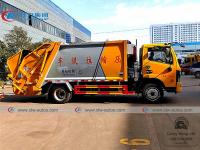 China Dongfeng Duolicar 7cbm 6T Garbage Compactor Truck for Sanitation Services for sale