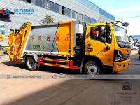 China Dongfeng Duolicar 7cbm 6T Garbage Compactor Truck for Sanitation Services for sale