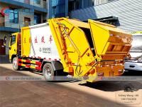 China Dongfeng Duolicar 7cbm 6T Garbage Compactor Truck for Sanitation Services for sale