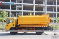 China Dongfeng Furuicar 3000L Water Tank 5000L Sewage Vacuum Suction Truck 4x2 for sale