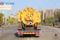 China Dongfeng Furuicar 3000L Water Tank 5000L Sewage Vacuum Suction Truck 4x2 for sale