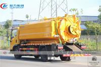 China Dongfeng Furuicar 3000L Water Tank 5000L Sewage Vacuum Suction Truck 4x2 for sale