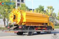 China Dongfeng Furuicar 3000L Water Tank 5000L Sewage Vacuum Suction Truck 4x2 for sale