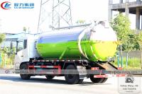 China Dongfeng Kinrun 4x2 12000L Vacuum Suction Septic Tank Truck 210HP Cummins for sale