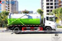 China Dongfeng Kinrun 4x2 12000L Vacuum Suction Septic Tank Truck 210HP Cummins for sale