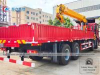 China Shacman M3000 8x4 16 Ton Truck Mounted Telescopic Crane with 4 Stage Straight Arm for sale