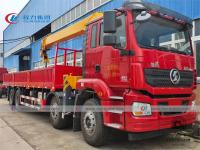China Shacman M3000 8x4 16 Ton Truck Mounted Telescopic Crane with 4 Stage Straight Arm for sale