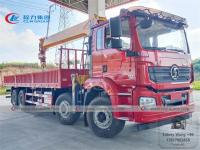 China Shacman M3000 8x4 16 Ton Truck Mounted Telescopic Crane with 4 Stage Straight Arm for sale