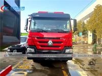 China Sinotruk Howo 4x2 6CBM Water Tank Firefighter Truck 6000L 266HP Fire Rescue Truck for sale