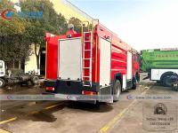 China Sinotruk Howo 4x2 6CBM Water Tank Firefighter Truck 6000L 266HP Fire Rescue Truck for sale
