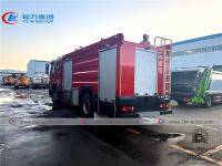 China Sinotruk Howo 4x2 6CBM Water Tank Firefighter Truck 6000L 266HP Fire Rescue Truck for sale