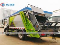 China Dongfeng Huashen 4x2 9cbm Garbage Compactor Truck 140hp Sanitation Waste Removal for sale
