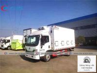 China Dongfeng 4x2 3 Ton Refrigerated Delivery Truck with Thermo King Unit for Livestock for sale