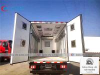 China Dongfeng 4x2 3 Ton Refrigerated Delivery Truck with Thermo King Unit for Livestock for sale